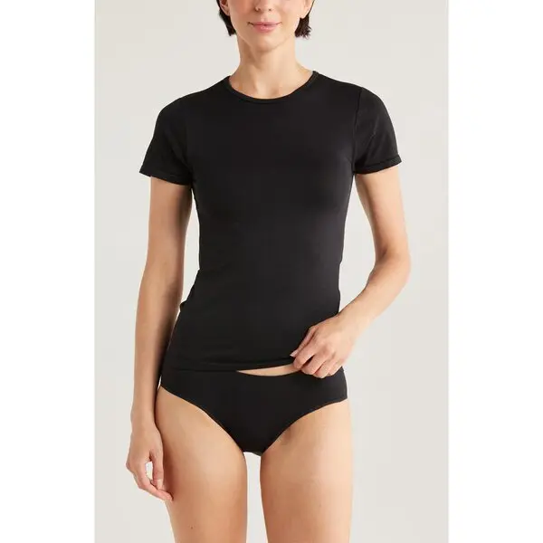 NORDSTROM RACK Everyday Seamless T-shirt - Black
