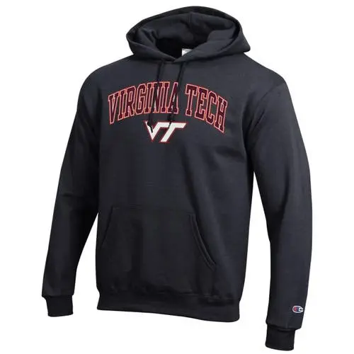 Champion Virginia Tech Hokies Arch Over Logo Pullover Hoodie