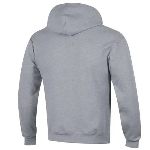 Champion Indiana Hoosiers Arched Logo Fleece Pullover Hoodie - Heather Gray