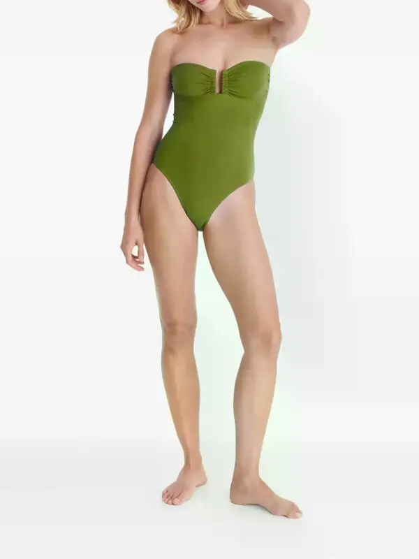 ERES Cassiopée Strapless One-piece Swimsuit - Green