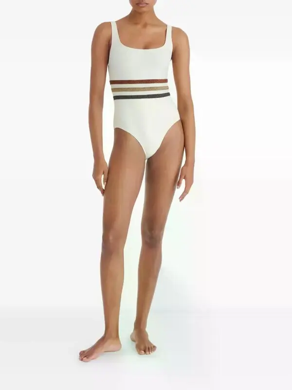 ERES Radieux Striped-waistband Swimsuit
