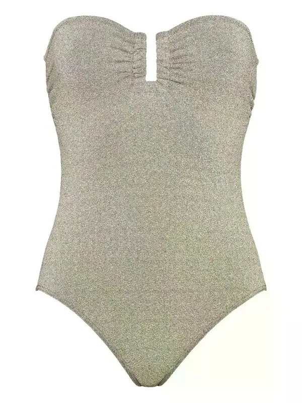 ERES Scintillant Strapless One-piece Swimsuit - Metallic