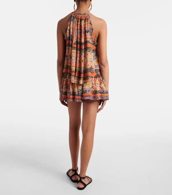 Isabel Marant Étoile Marilou Paisley Silk Voile Top