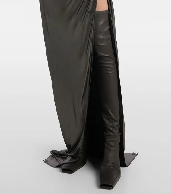 Rick Owens Ruched Jersey Gown