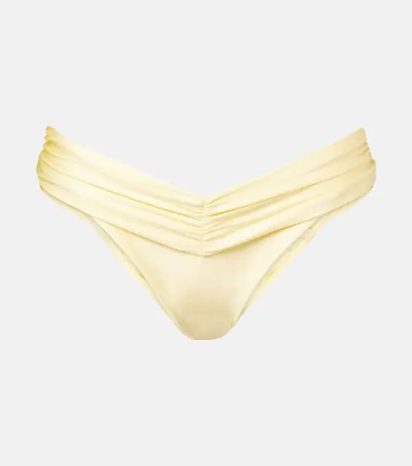 BANANHOT Jasmin Low-rise Bikini Bottoms - Yellow