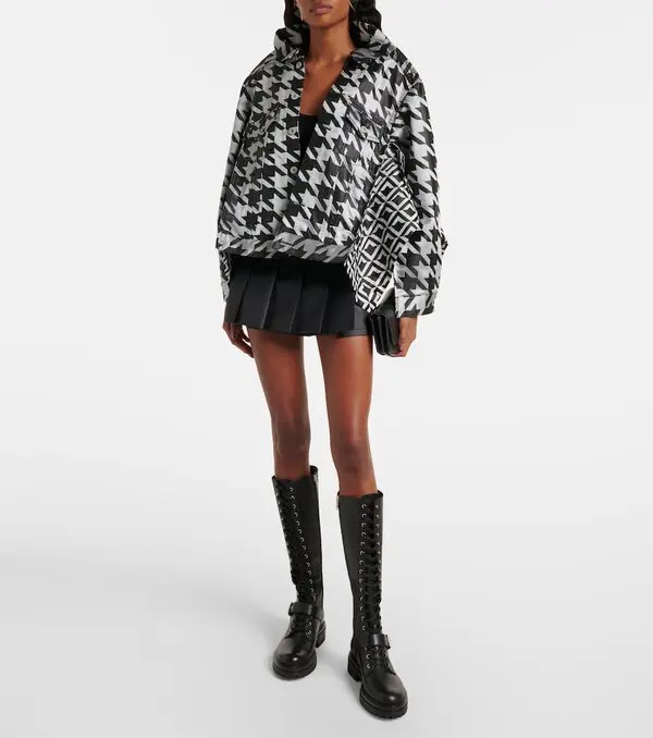 GIANVITO ROSSI Miles Lace-up Leather Knee-high Boots - Black