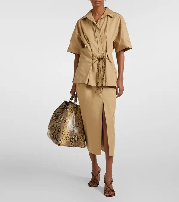 Dries Van Noten Leather Shoulder Bag
