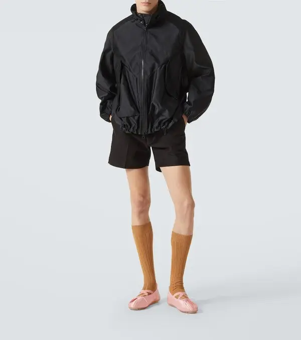 Simone Rocha Harrington Duchess Satin Blouson