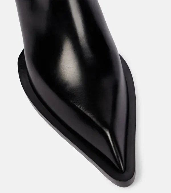 JIL SANDER Leather Ankle Boots