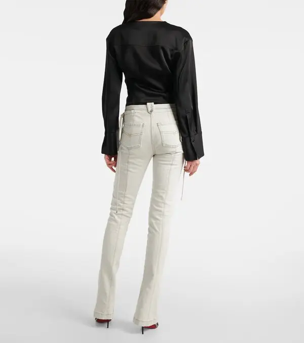 Blumarine Mid-rise Slim Jeans