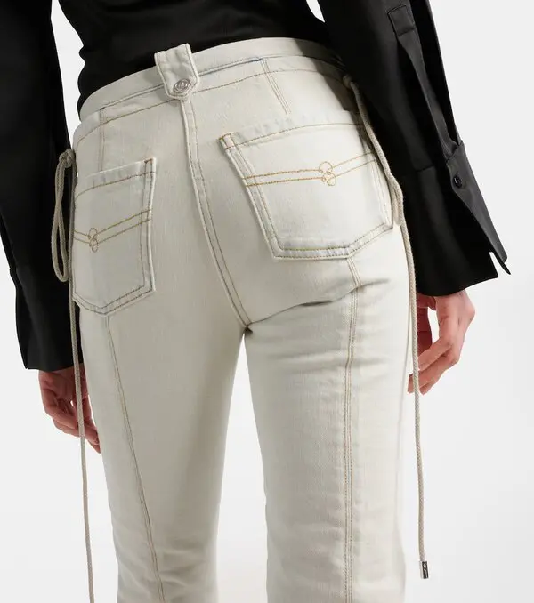 Blumarine Mid-rise Slim Jeans