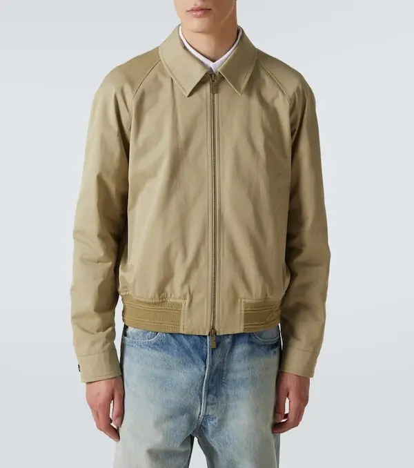 Burberry Cotton Twill Blouson - Beige