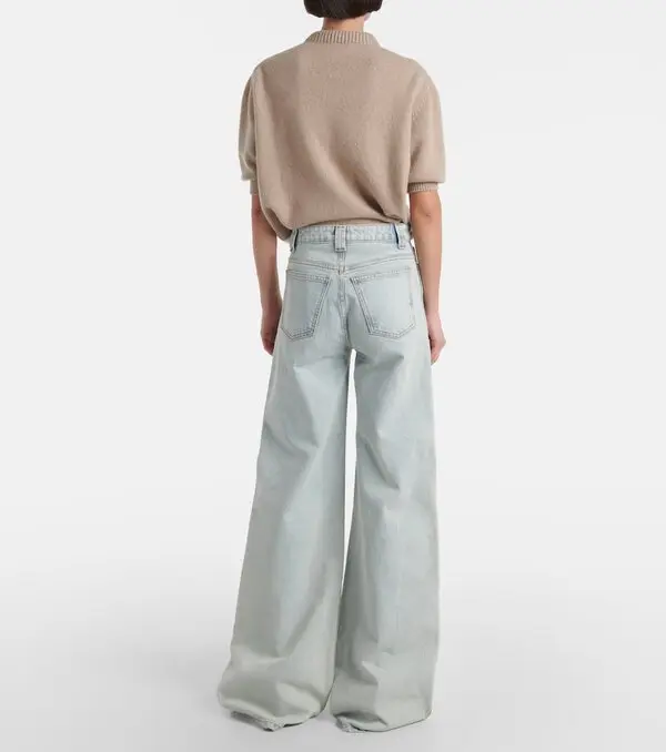 Khaite Dane" Wide-leg Jeans