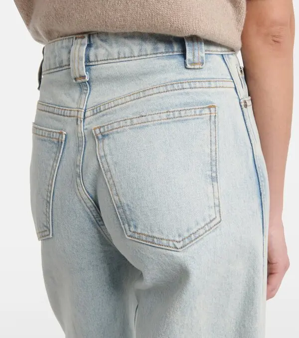 Khaite Dane" Wide-leg Jeans