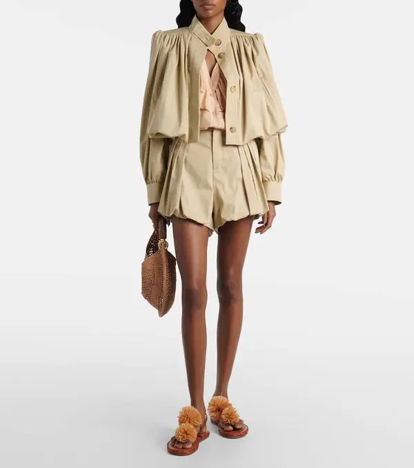 Ulla Johnson Ingrid Leather-trimmed Espadrilles