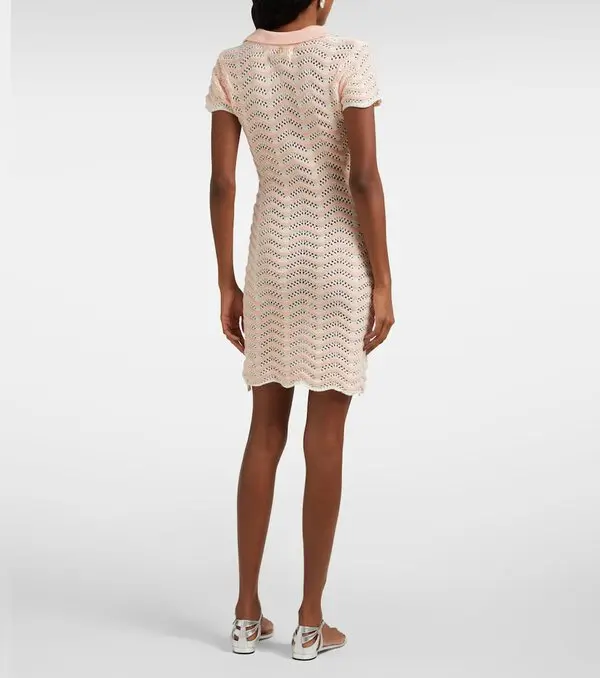 BANANHOT Coco Striped Cotton-blend Minidress
