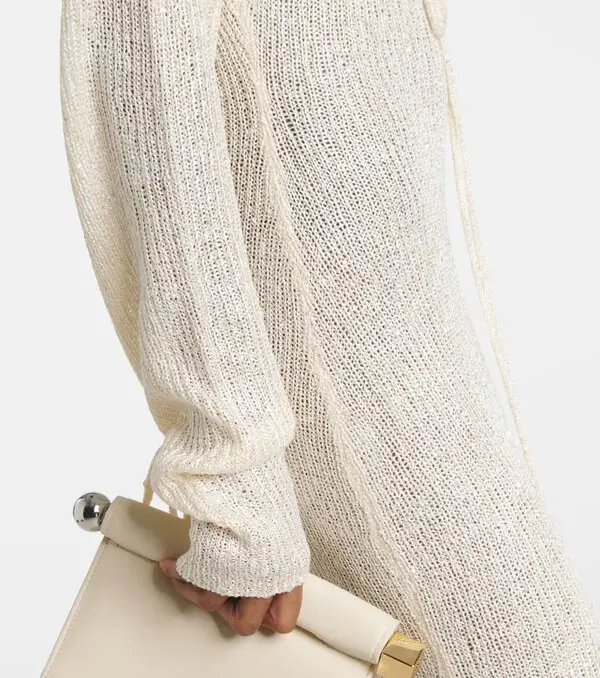 BANANHOT Kyle Sequined Knitted Maxi Dress
