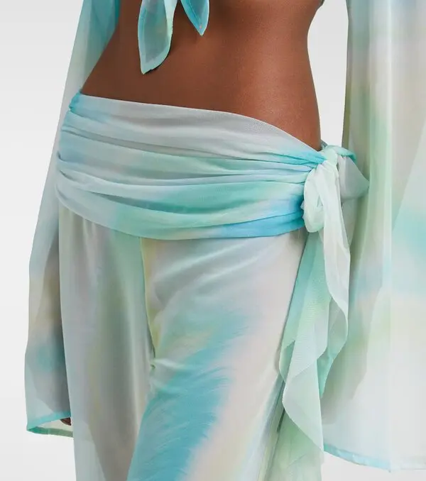 BANANHOT Shawn Ruffled Flared Pants
