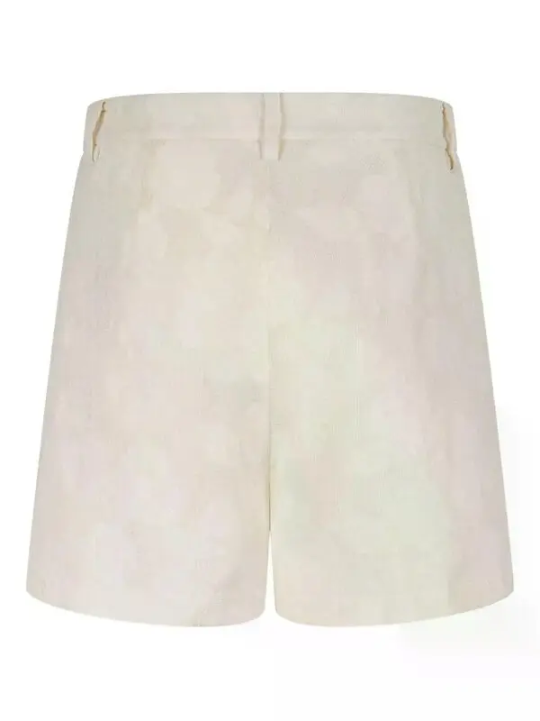 Shanghai Tang Patterned Jacquard Shorts