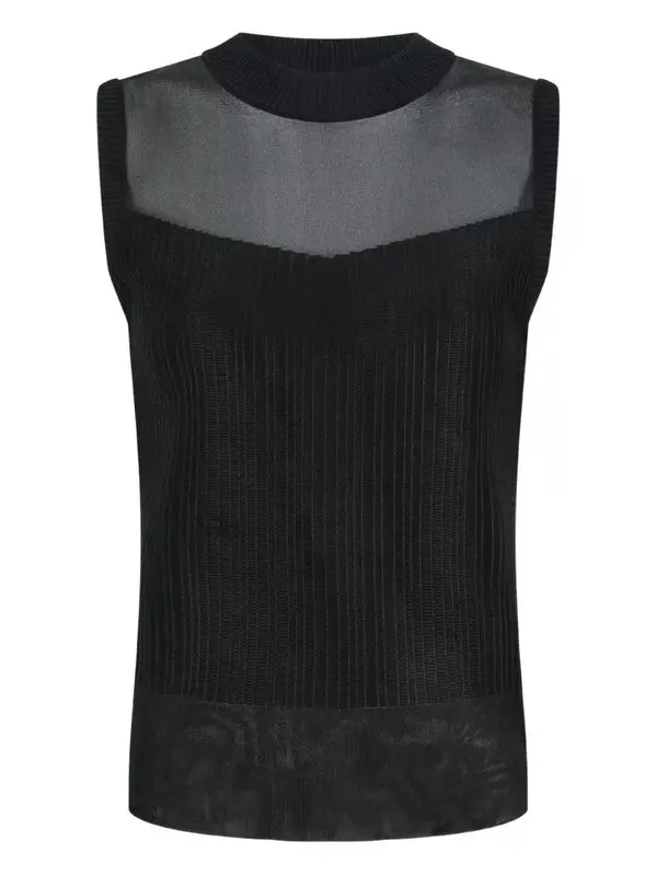 Shanghai Tang Mesh Tank Top