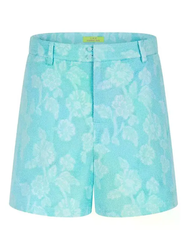 Shanghai Tang Patterned Jacquard Shorts