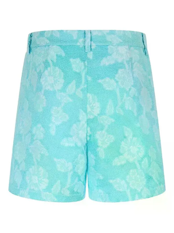 Shanghai Tang Patterned Jacquard Shorts