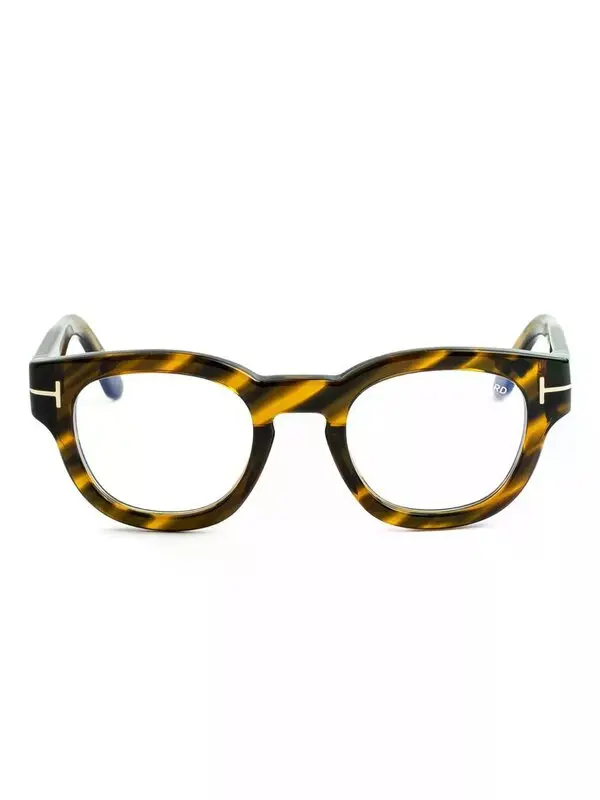 TOM FORD Square-frame Glasses - Brown