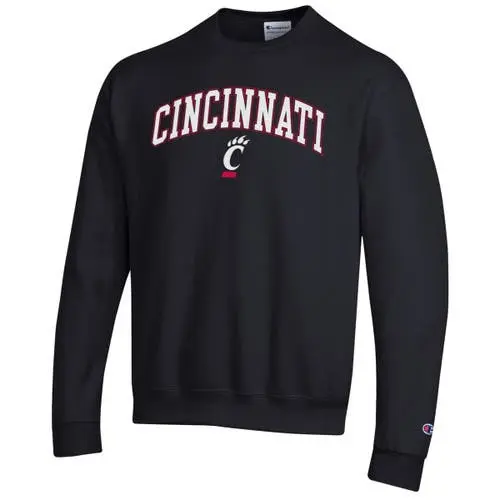 Champion Cincinnati Bearcats Arch Over Logo Pullover Sweatshirt