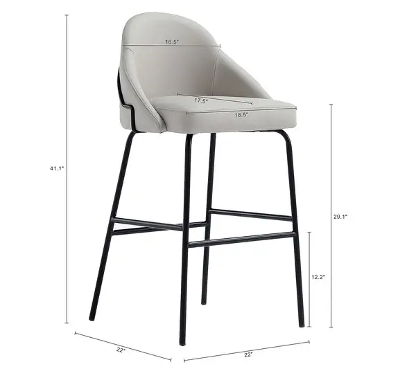 MANHATTAN COMFORT Gracie Barstool