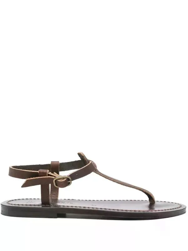 K.JACQUES Picon Flat Sandals - Brown