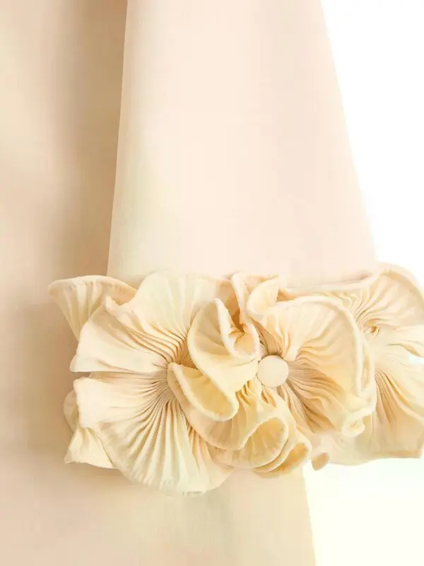 Valentino Garavani Crepe Couture Mini Dress - Neutrals
