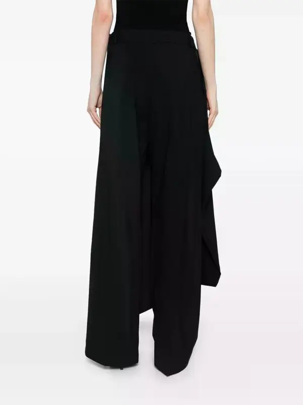 ALAINPAUL Extended Tailored Trousers - Black