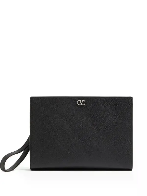 Valentino Garavani Vlogo Signature Clutch - Black