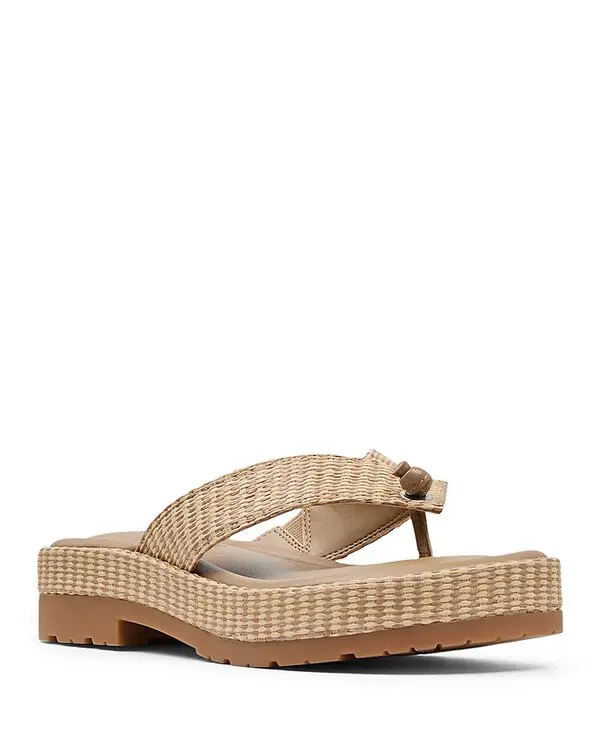 DONALD PLINER Thong Sandals - Tobacco