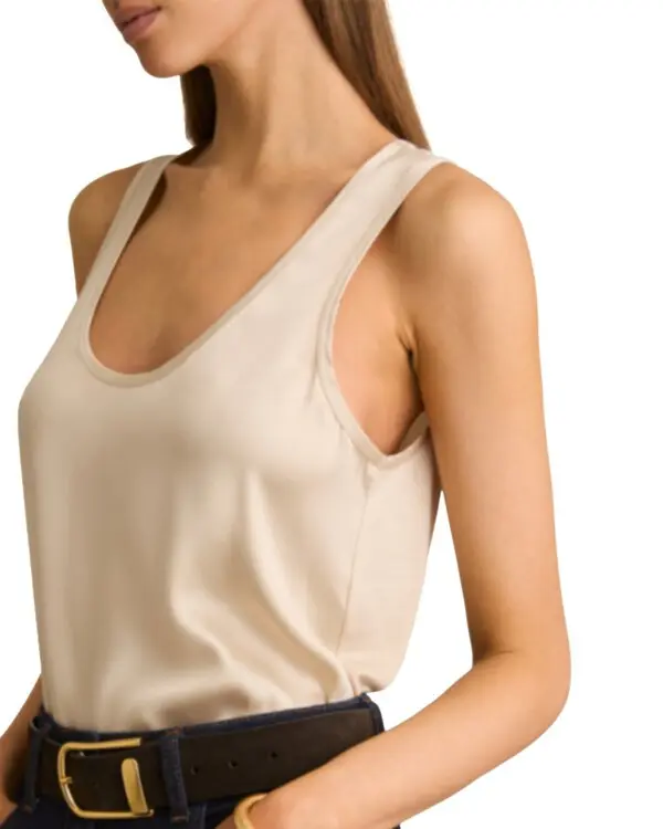 REISS Sleeveless Tank Top - Neutral