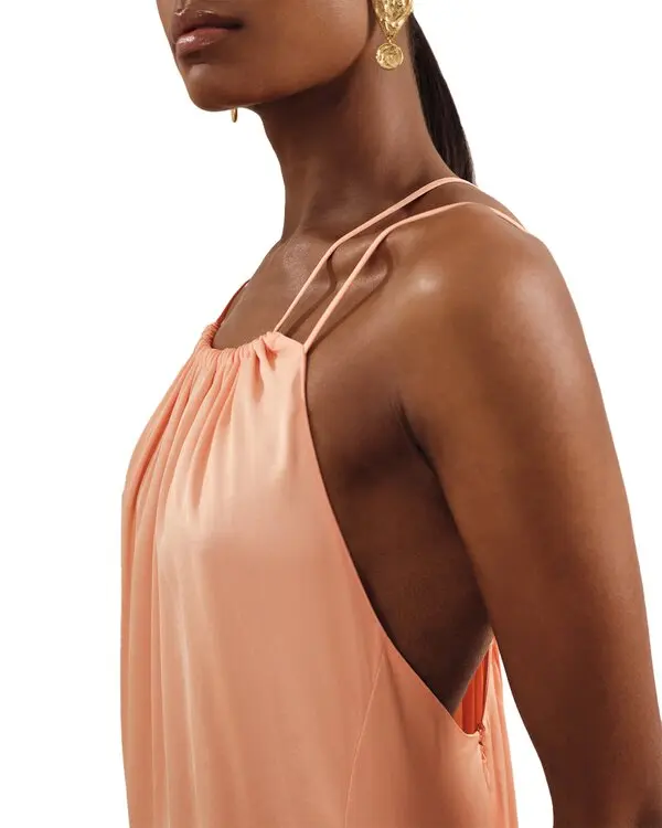 REISS Tallie Satin Dress