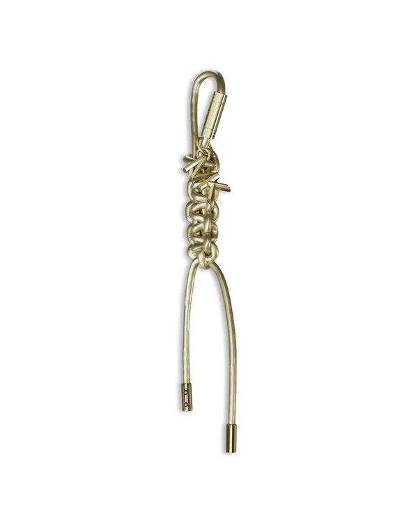 Michael Kors Braided Bag Charm - Pale Gold