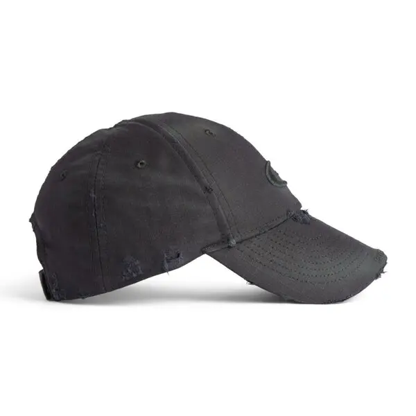 Balenciaga Sports Loop Icon Cargo Cap - Black | Editorialist