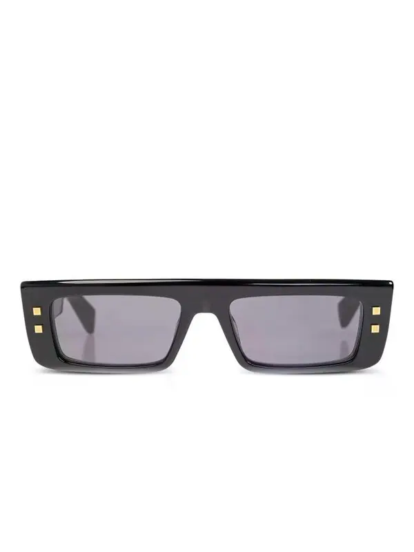 Balmain Rectangle-frame Sunglasses - Black
