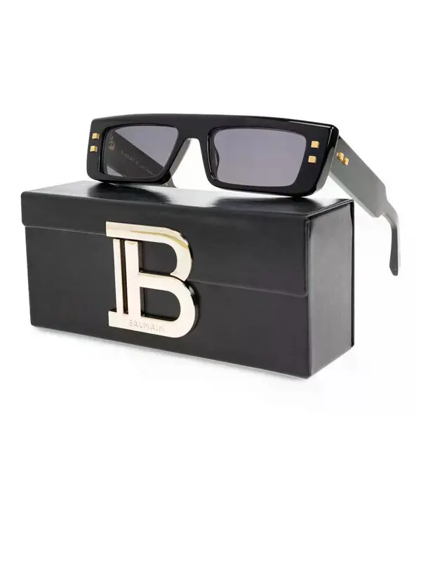 Balmain Rectangle-frame Sunglasses