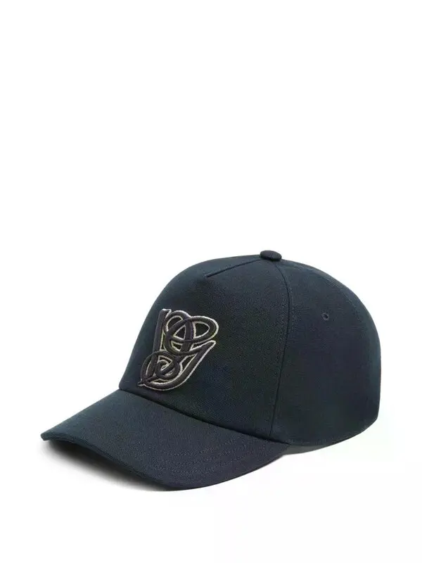 Valentino Garavani Cotton Baseball Cap With Embroidery - Blue