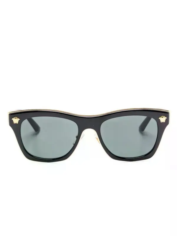 Versace Wayfarer-frame Sunglasses - Black
