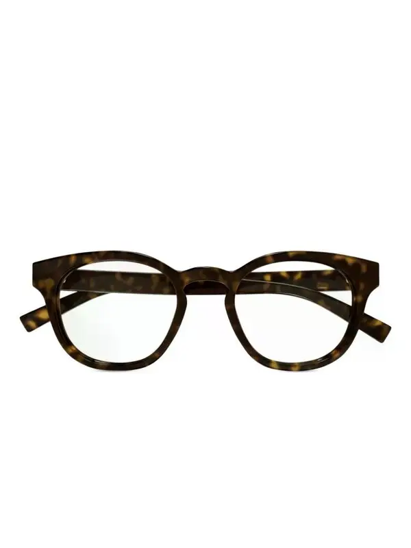 Gucci Round-frame Glasses - Brown