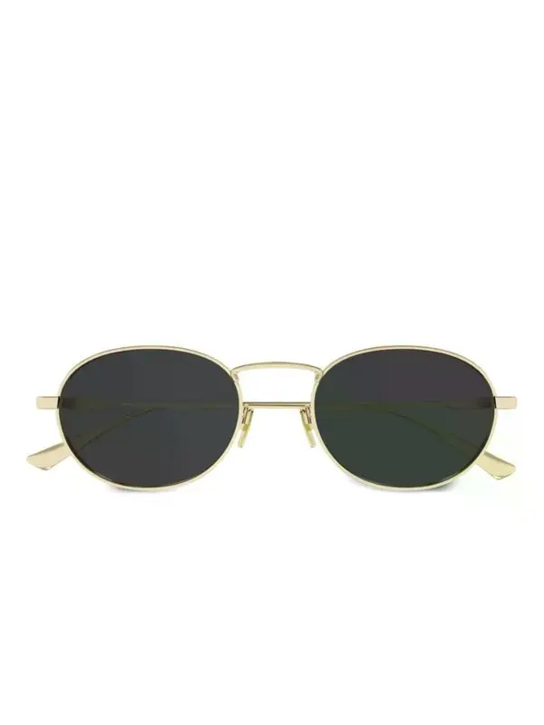 Saint Laurent Round-frame Sunglasses - Gold