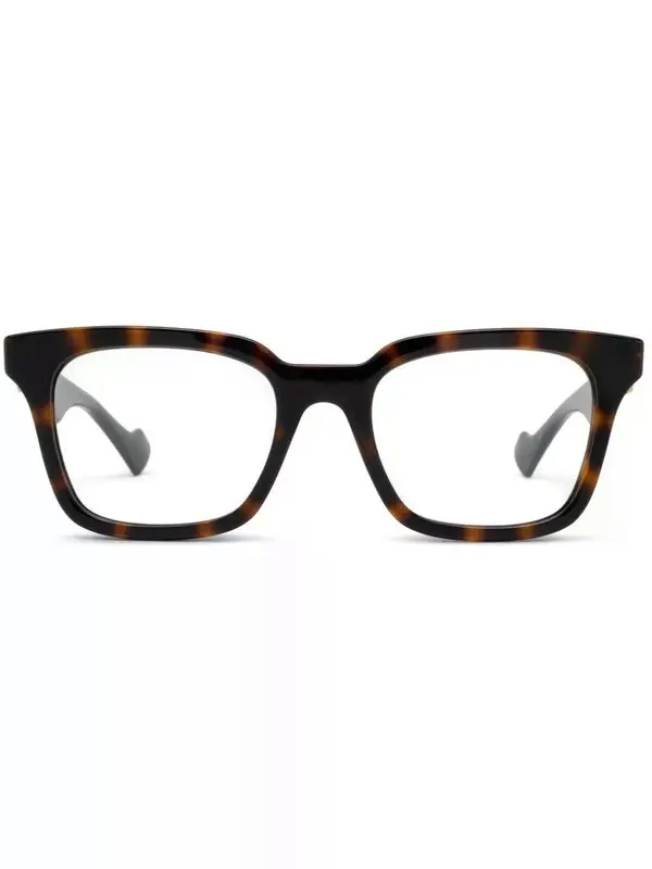 Gucci Square Frame Glasses - Brown