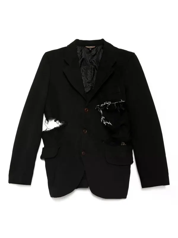 BLACK COMME DES GARÇONS Gabardine Treated Jacket