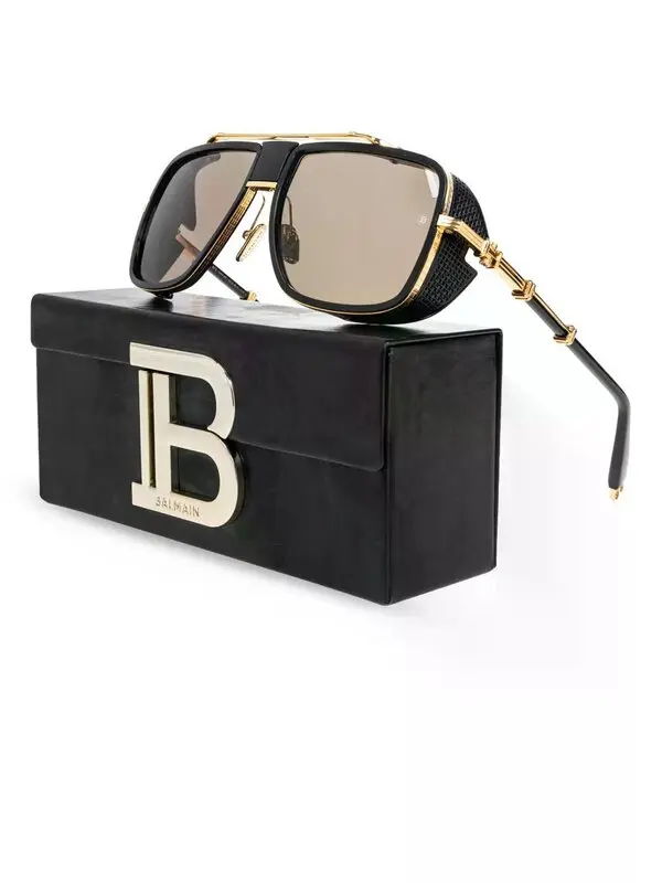 Balmain Pilot Frame Sunglasses