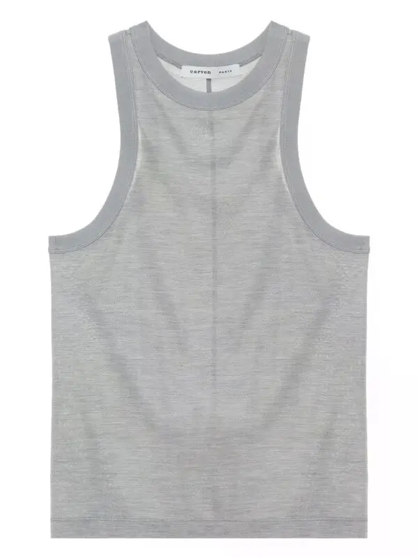 Carven Semi-sheer Tank Top