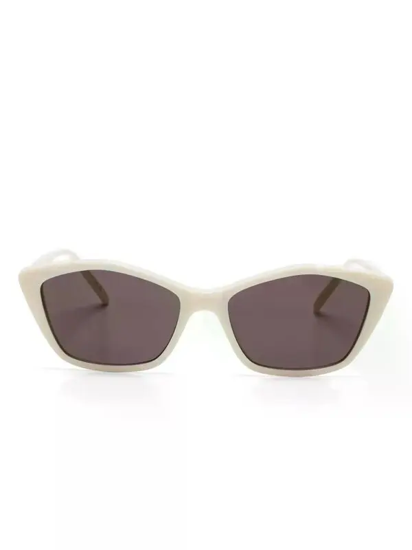 Saint Laurent Geometric-frame Sunglasses - White