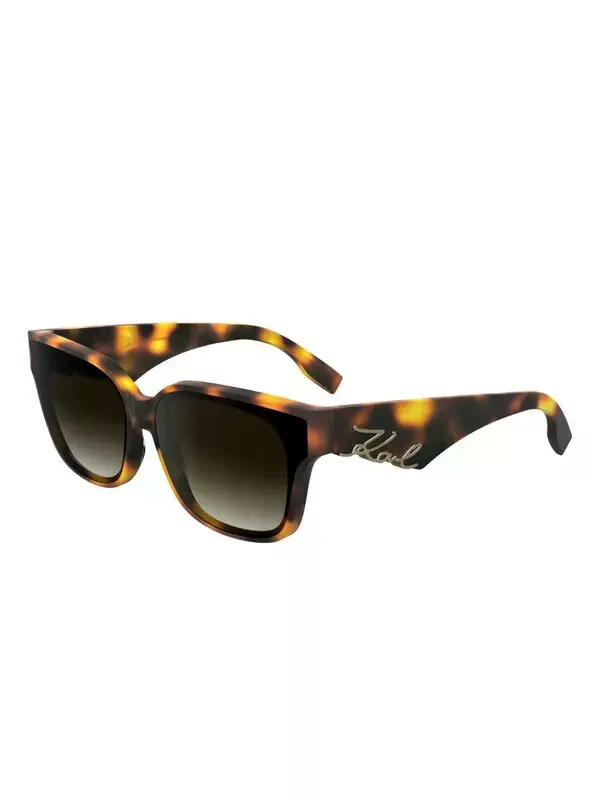 Karl Lagerfeld Signature Sunglasses - Brown